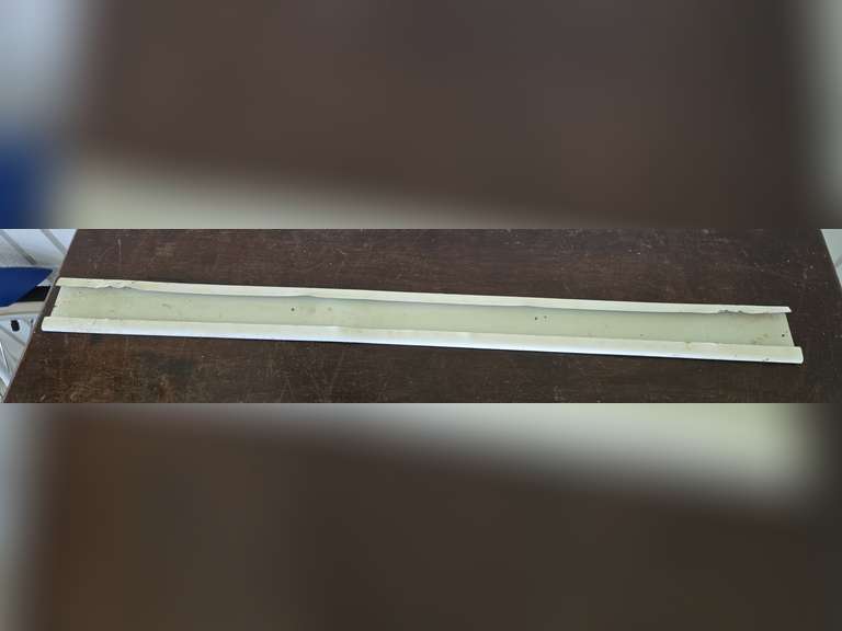 Trauth Dairy metal slide, 27x2in - Northern Kentucky Auction, LLC