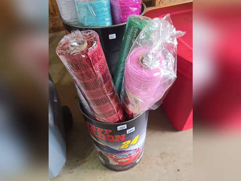 2 Jeff Gordon trash cans of mesh - Northern Kentucky Auction, LLC