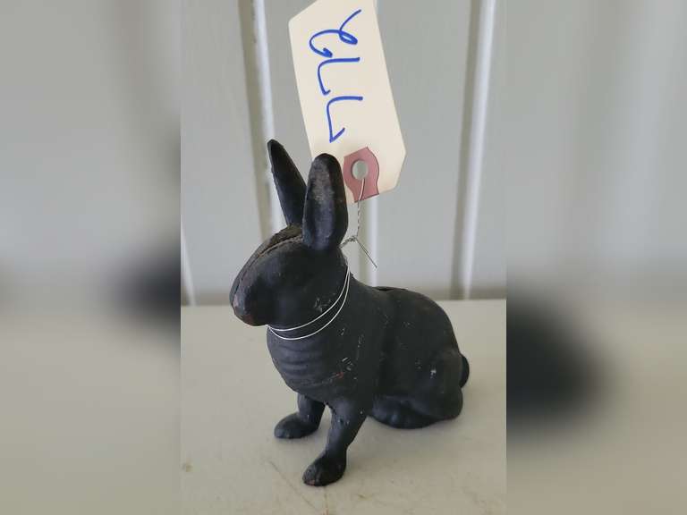 Cast Iron Rabbit Bank - Northern Kentucky Auction, LLC