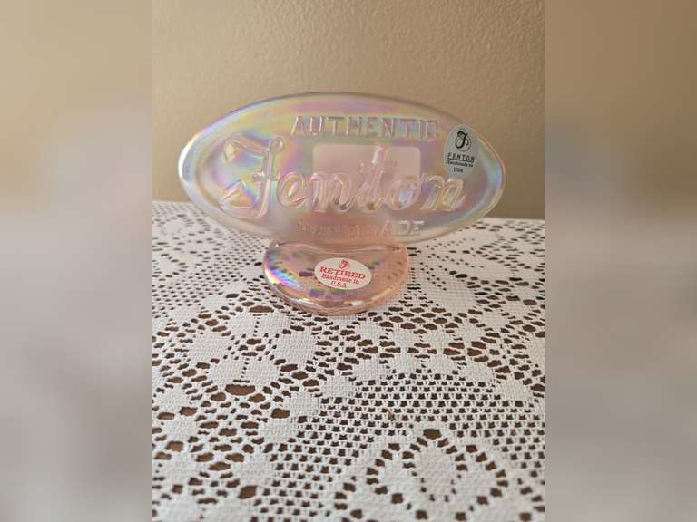 "Fenton Handmade" Sign - Northern Kentucky Auction, LLC