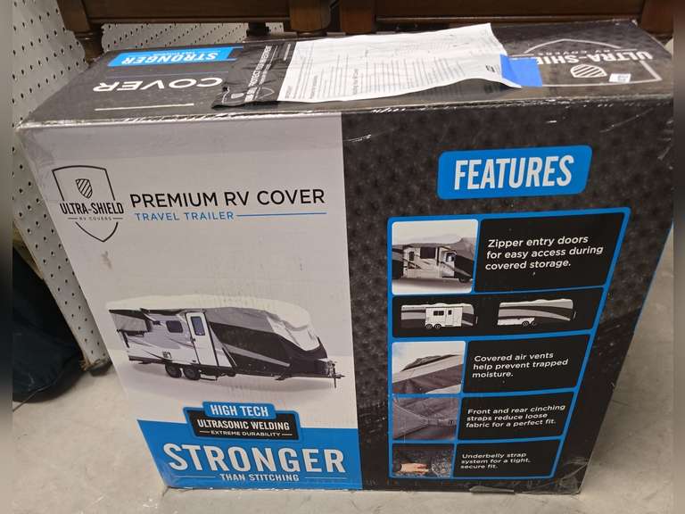 Appears new in box RV cover for 20'-22' RV - Northern Kentucky Auction, LLC