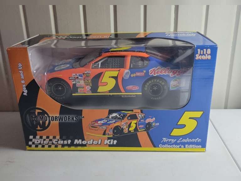 Motorworks 1:18 Scale Terry Labonte Kellogs Die Cast Model Kit in Box ...