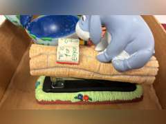 Winnie The Pooh Desk Set -Stapler-Tape Dispenser-Paper Clip Storage ...