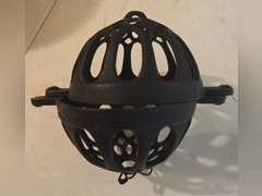 Vintage Antique Cast Iron Hanging Ball String Twine Holder Dispenser ...