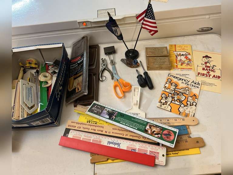 Rulers, paper towel holders, first aid guides, hand tools, KY & USA ...