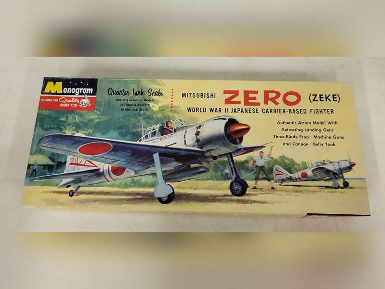 Monogram Mitsubishi Zero World War II Japanese Carrier-Based Fighter ...