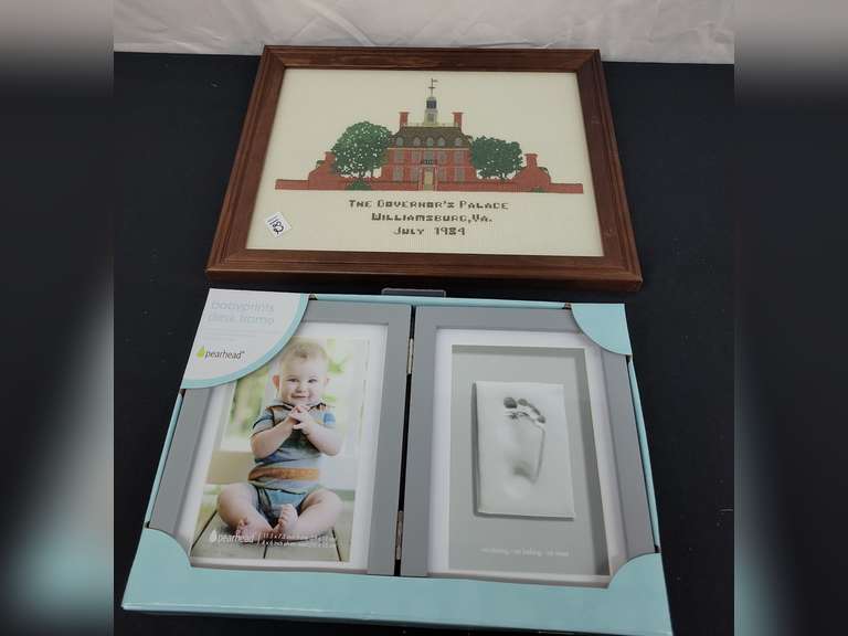 Framed Needlepoint "The Governor's Palace" and Photo Frame - Northern ...