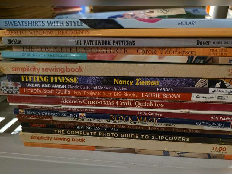 Sewing/crafts books - Northern Kentucky Auction, LLC