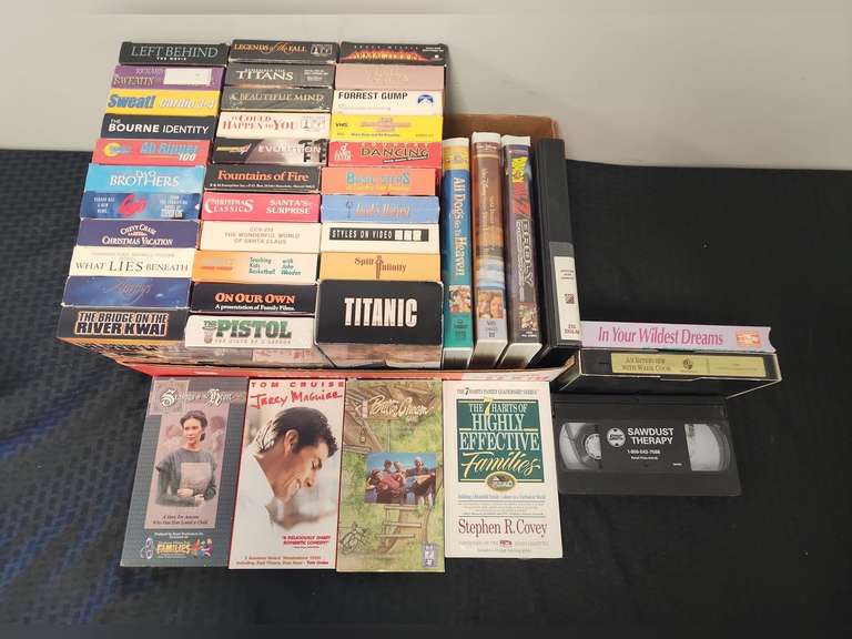 Assorted VHS tapes - Northern Kentucky Auction, LLC