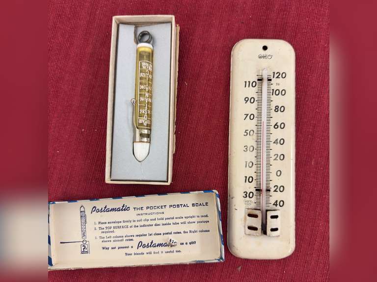 Postal scale and thermometer - Northern Kentucky Auction, LLC