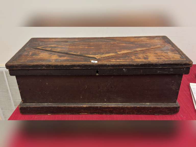 Antique printing press plates box with two small boxes - Northern ...