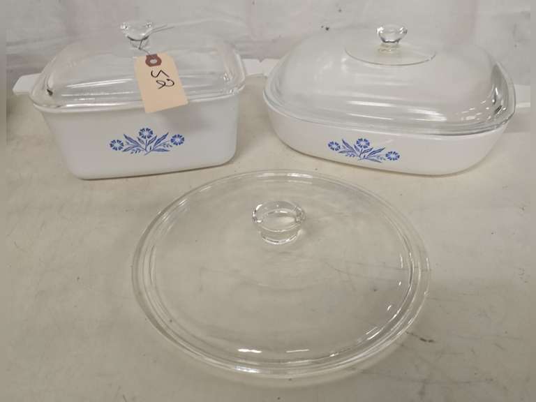 Corning Ware baking dishes and lids - Northern Kentucky Auction, LLC
