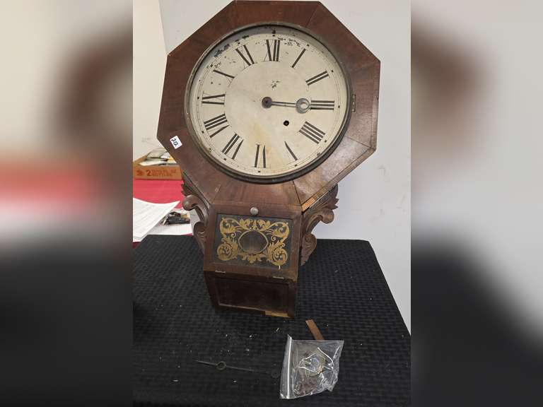 E N Welch Mfg Co, Eight Day Pendulum Octagon Clock - Northern Kentucky ...