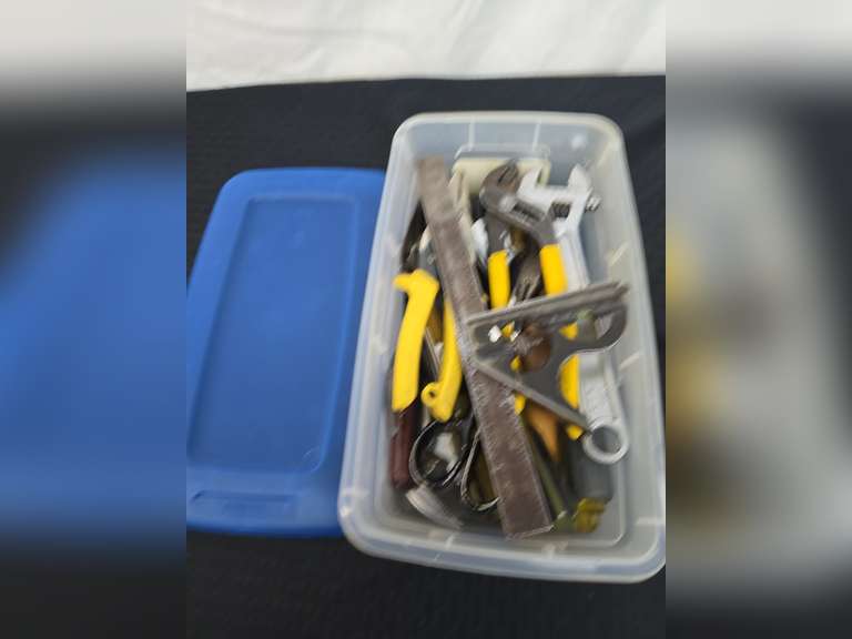 Sterlite Plastic Shoe Box of Tools - Northern Kentucky Auction, LLC