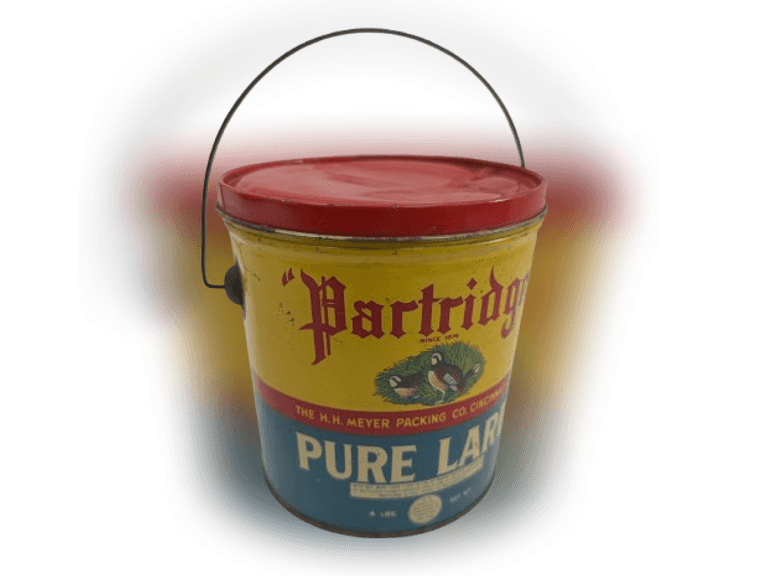 “Partridge” pure lard bucket The H.W. Meyer packing Co. Cincinnati ...