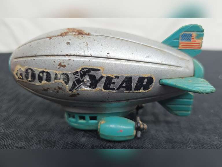 Vintage Buddy L Goodyear Blimp - Made in Japan - Pressed Steel ...