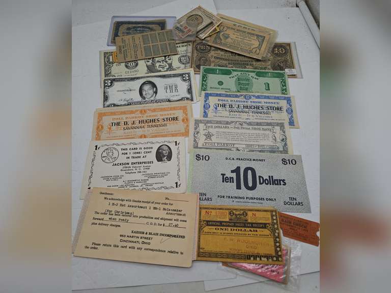Group of Advertising Coupons & Ration Tickets - Unusual Pieces ...