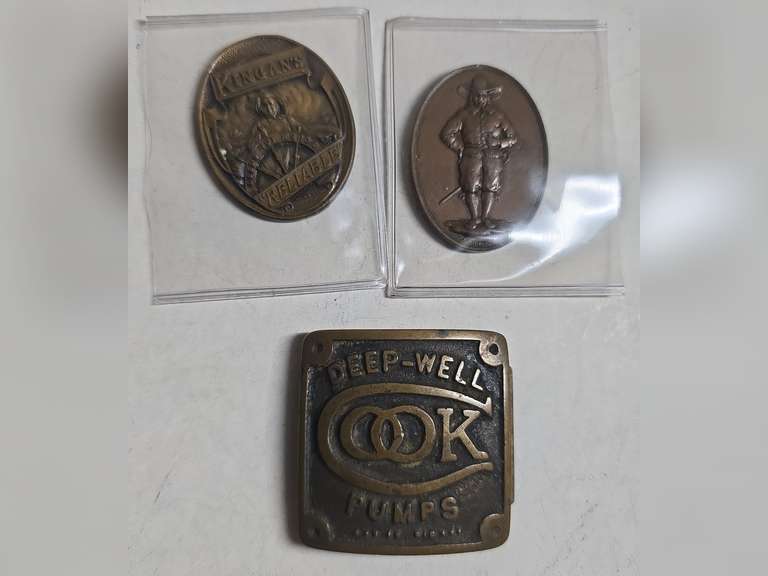 Cook - Deep -Well Pumps, Belt Buckle, Kingan's Reliable Hams & Pilgram ...