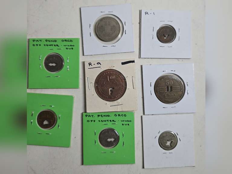 8 West Virginia Coal Scrip Tokens - Blue Creek & Land Blakely, Ethel ...