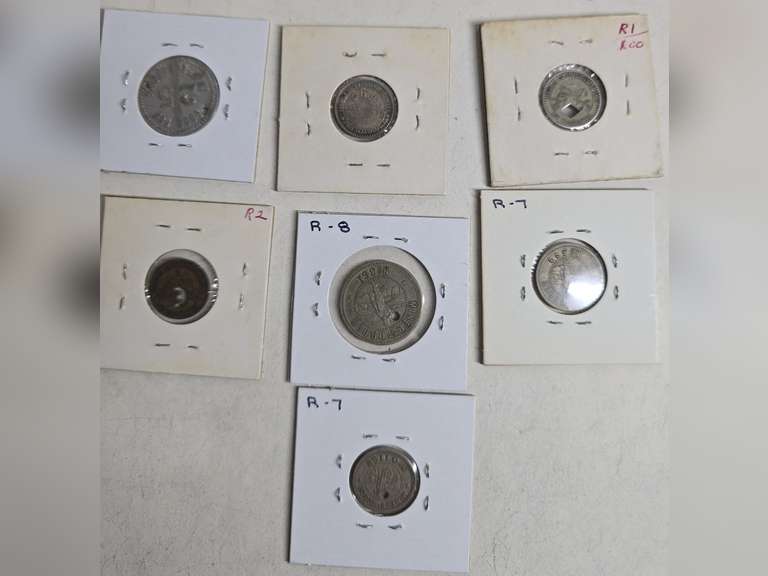 Group of Kentucky Coal Scrip Tokens - Dupont, Uniontown, Wayland ...