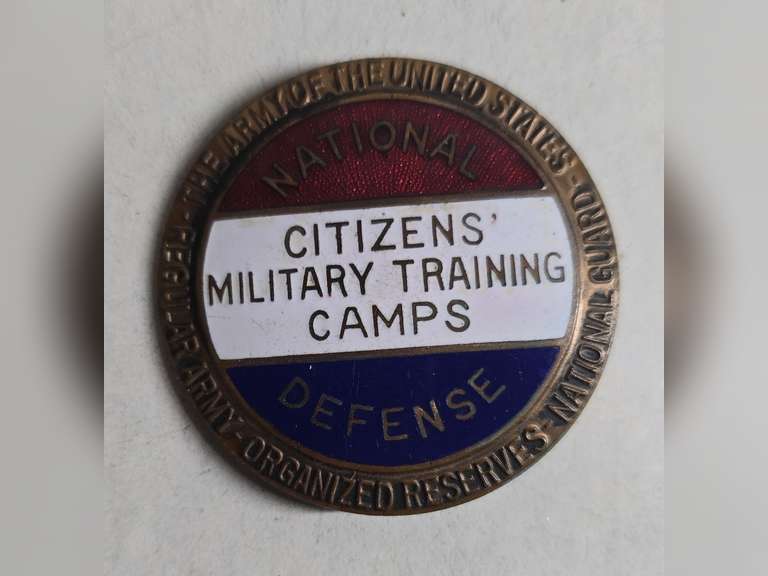 Army of the United States-Enameled Citizens' Military Training Camps ...