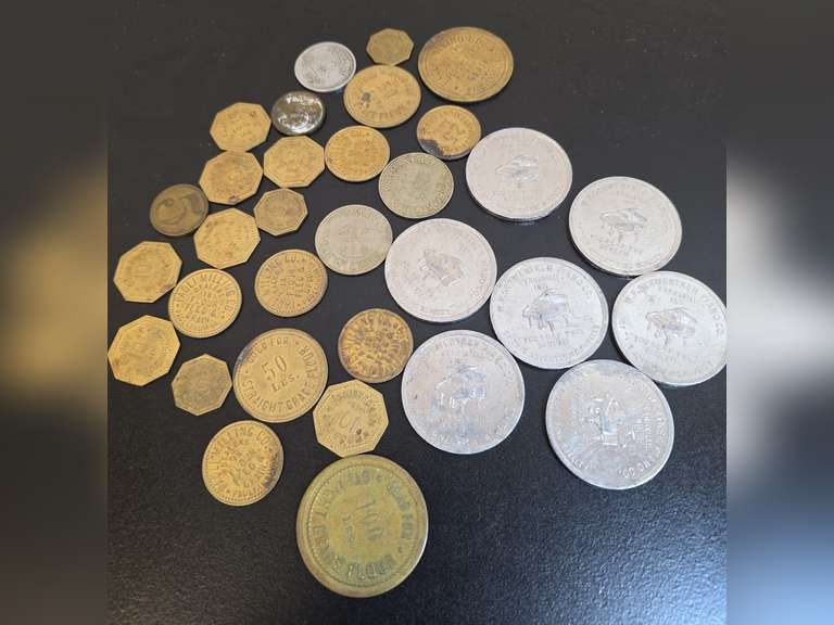 Group of Indiana Trade Tokens - Merchants & Stores - Liberty ...