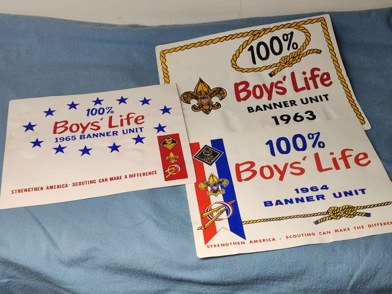 1963, 1964 & 1964 Vinyl Boy Scout banners - 8x10s - Northern Kentucky ...
