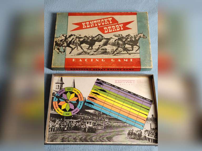 Kentucky Derby racing game, copyright 1938 - Northern Kentucky Auction, LLC