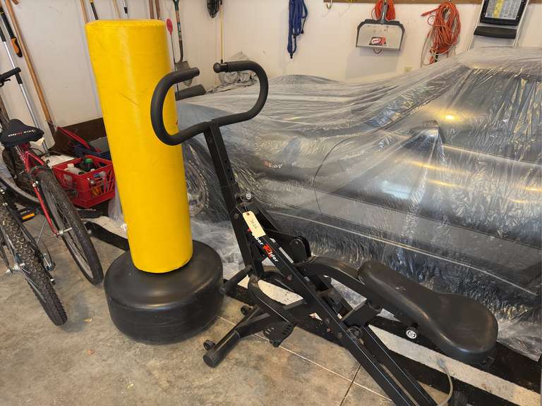 Power rider exercise machine and punching bag - Northern Kentucky ...