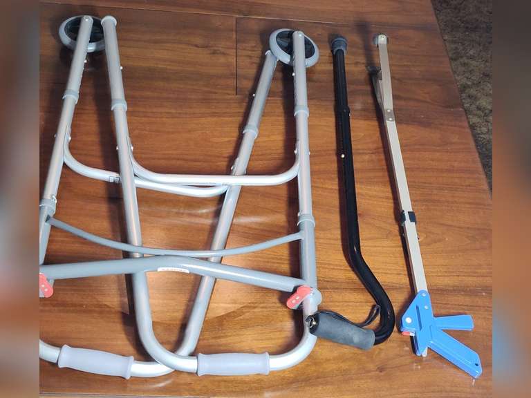 Walker, cane and reach assist tool - Northern Kentucky Auction, LLC