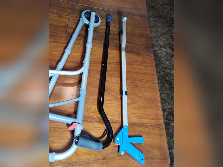 Walker, cane and reach assist tool - Northern Kentucky Auction, LLC