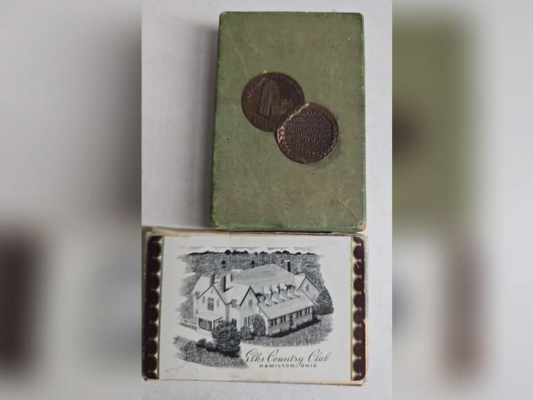 Cincinnati Times Star & Hamilton Elks Country Club, Ohio Playing Cards ...