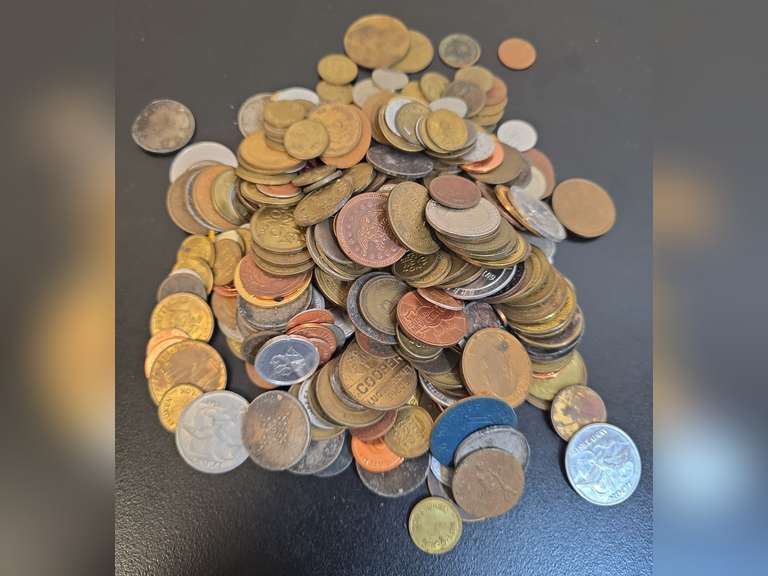 Very Large Group of Trade Token, Small Medals & Application Tokens ...