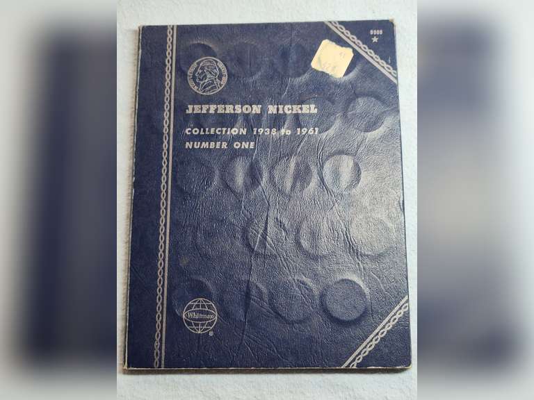 Collection of nickels - Jefferson nickel book with coins - Northern ...