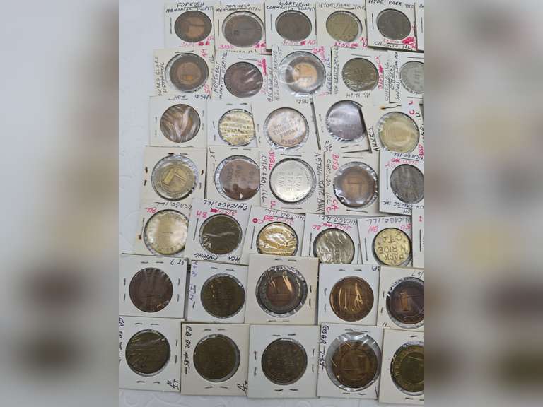 53 Various Parking Token - All Chicago, IL - Most are different ...