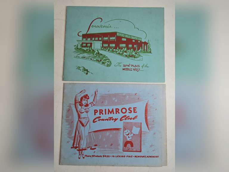 1942 Beverly Hills Country Club & Primrose Country Club Advertising ...