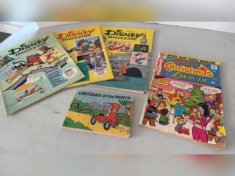 Archie’s Christmas Love-In, vintage Disney Magazines, cartoons of the ...