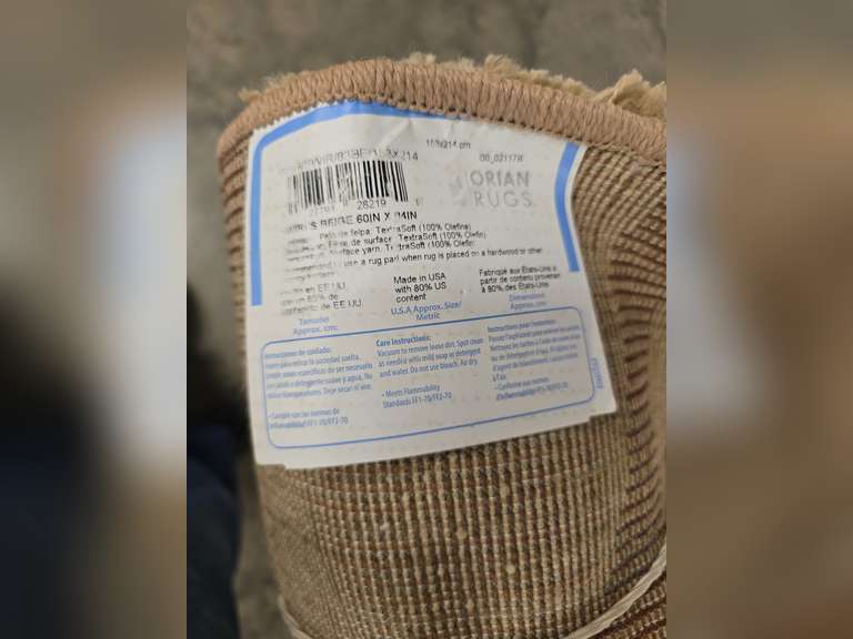 Orian rug, 60x84 - Northern Kentucky Auction, LLC