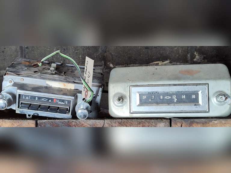 2 Old Chevy car radios - Northern Kentucky Auction, LLC