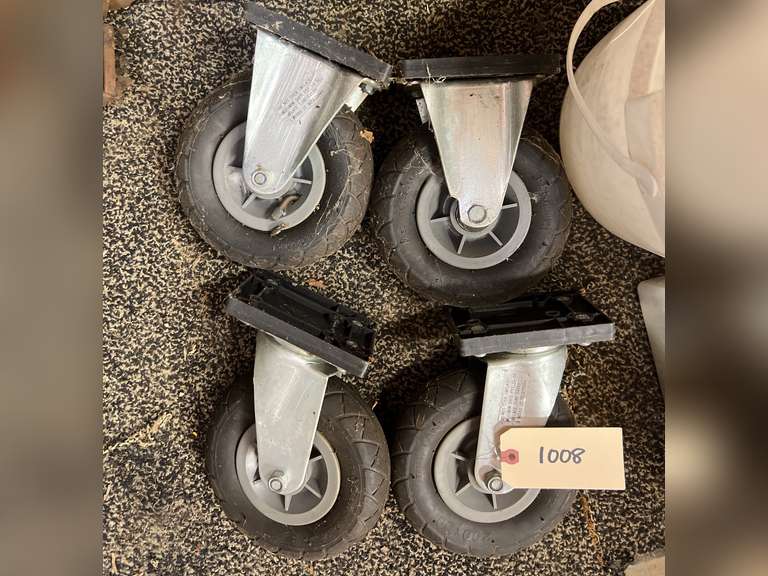 4 Large casters. - Northern Kentucky Auction, LLC