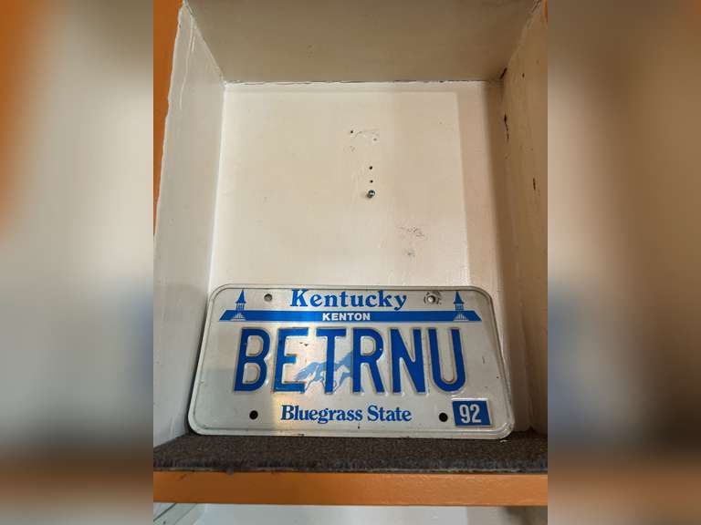 Vanity KY license plate. - Northern Kentucky Auction, LLC