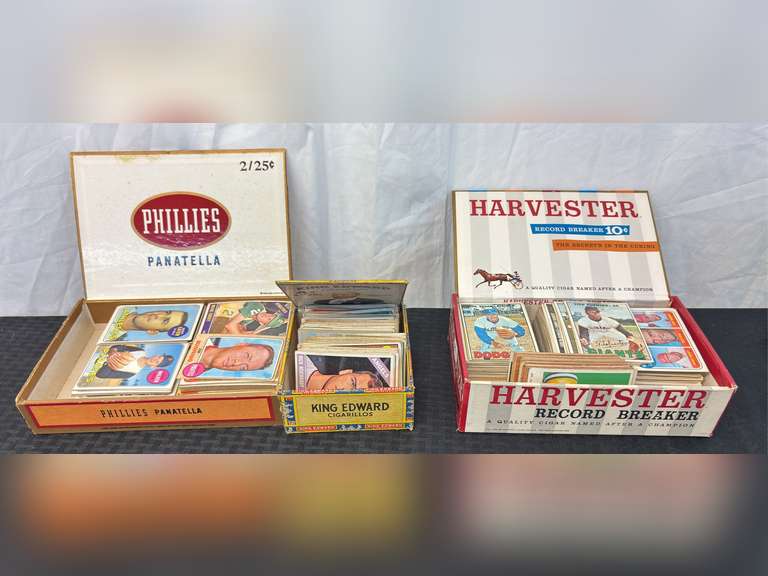 Trading Cards, back as far as the 60s in 3 Cigar Boxes, Baseball and ...