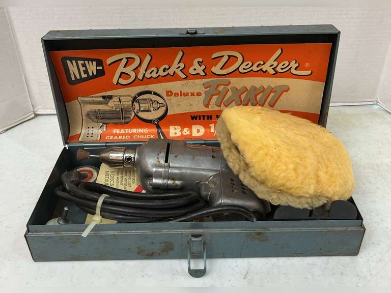 Black and Decker deluxe fix kit quarter inch electric drill. - Northern ...