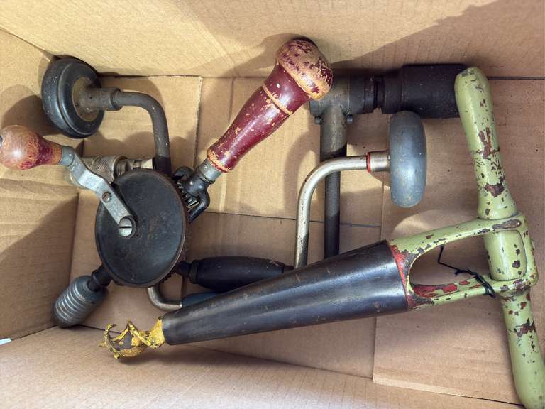 Bung hole cutter, manual rotary drill, two braces - Northern Kentucky ...