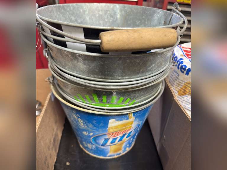 Galvanized beer buckets - Northern Kentucky Auction, LLC