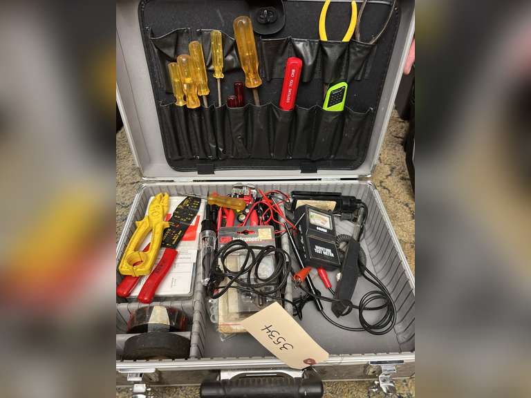 Case and contents. Electrical stuff. - Northern Kentucky Auction, LLC