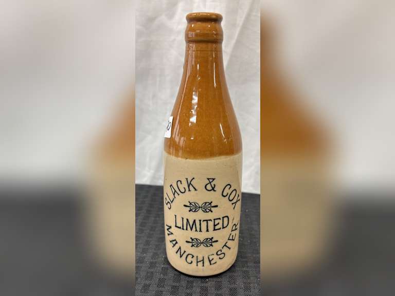 Slack & Cox Stoneware Bottle - Northern Kentucky Auction, LLC