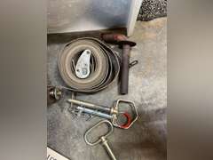 Tie downs, hitch pins and horse shift lever bracket with roller guide ...
