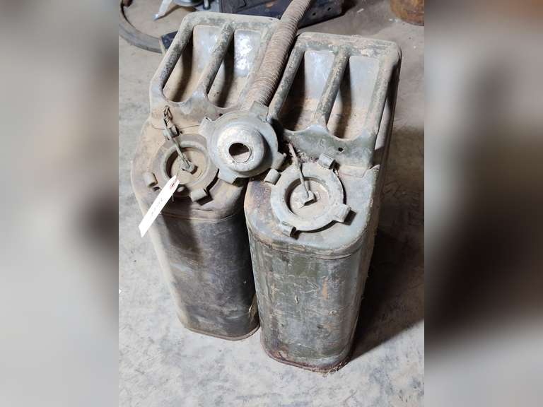 2 Old military gas cans - Northern Kentucky Auction, LLC
