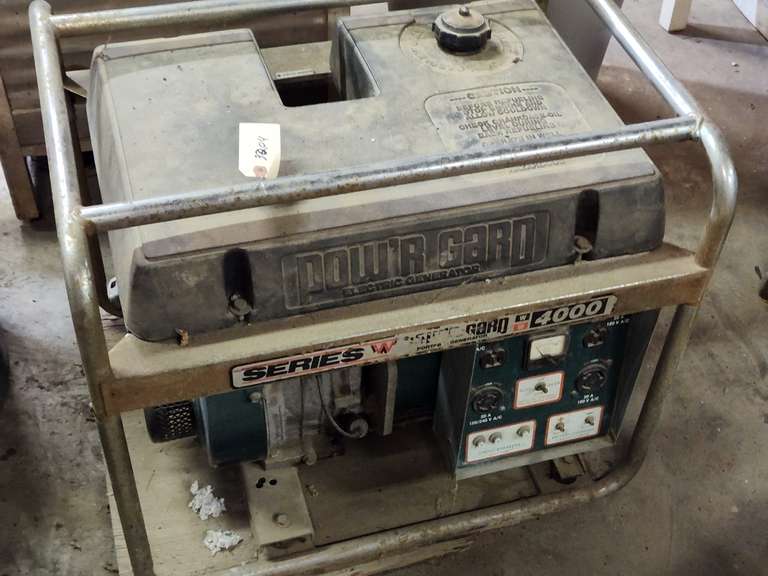 Pow'R Gard generator - untested - Northern Kentucky Auction, LLC